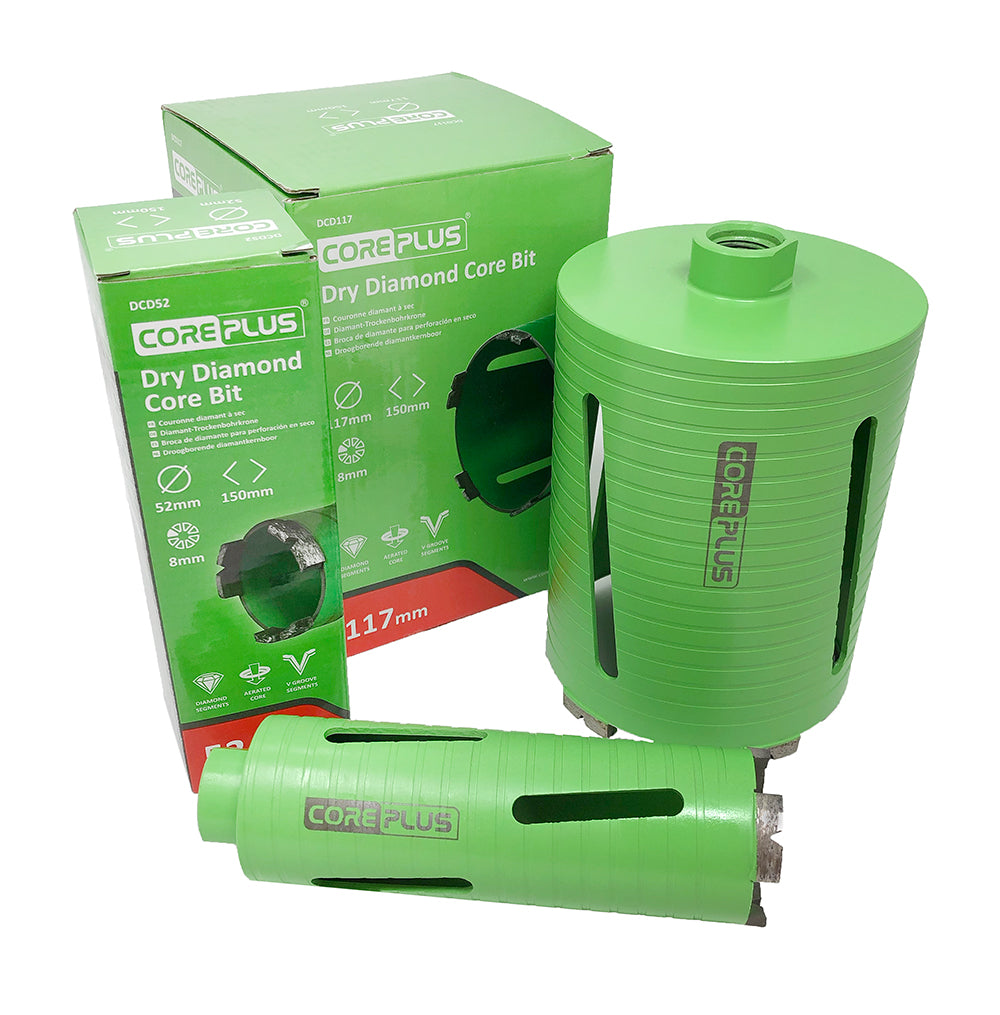 Diamond Dry Core Drill Bits | Core Plus Specialist